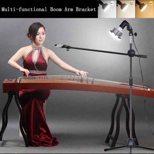 35W LED Light+Adjustable 1.3M Phone Photograph Bracket Stand with Boom ...