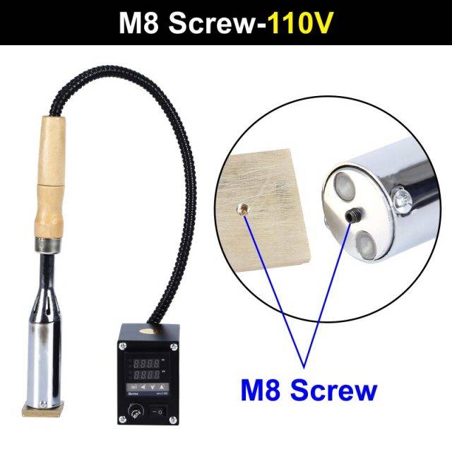 Handheld Hot Stamping Machine cake Leather stamp tool Branding iron