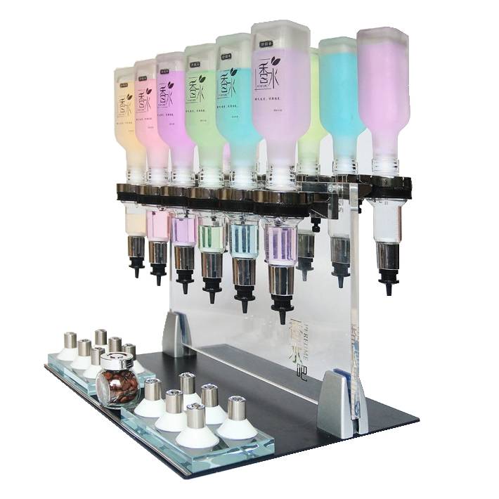 Perfume Bottle Filling Machine 12 Bottle Perfume Bar Dispenser