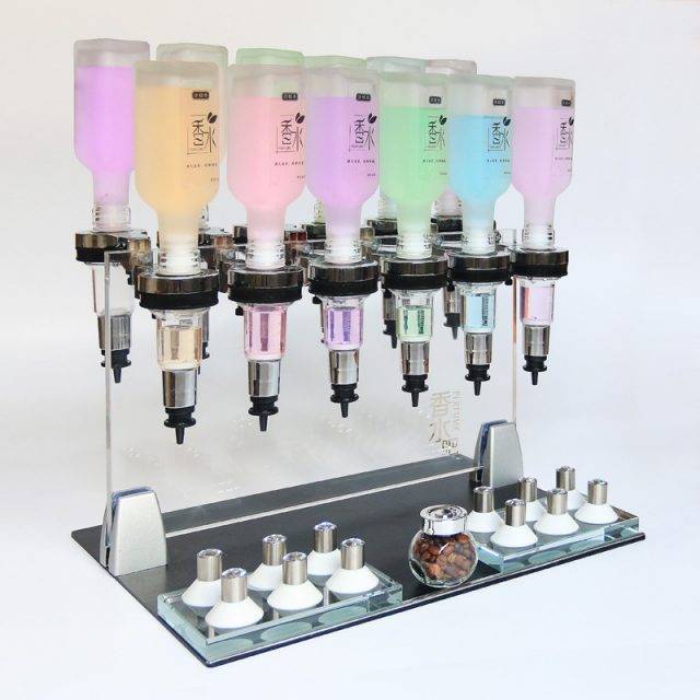 Perfume Bottle Filling Machine 12 Bottle Perfume Bar Dispenser