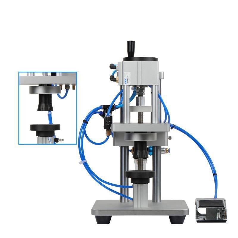 Semi Automatic Pneumatic Perfume Crimping Machine Capper Metal Cap ...