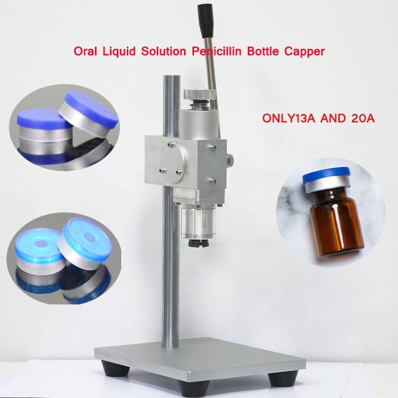 Manual Crimping Solution Penicillin Bottle Capper Aluminum Metal ...