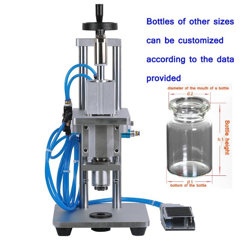 Pneumatic Capping Machine Oral Liquid Penicillin Bottle Capper Aluminum ...
