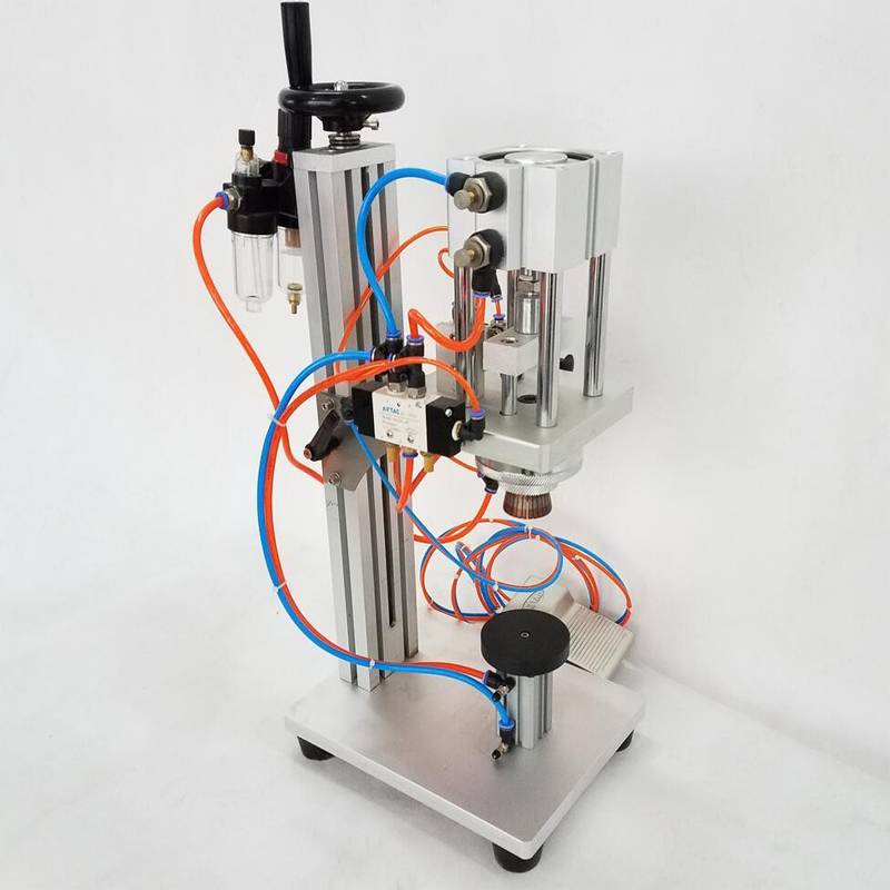 Pneumatic Perfume Crimping Machine Capper Metal Cap Press Machine ...