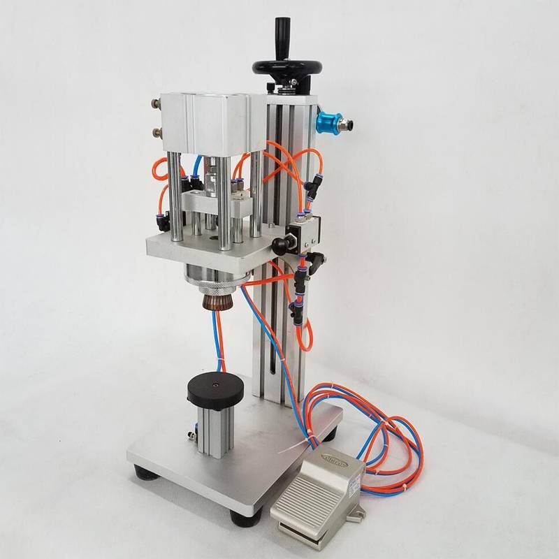 Pneumatic Perfume Crimping Machine Capper Metal Cap Press Machine ...