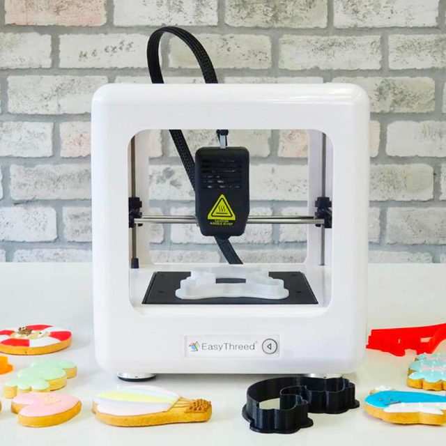 Orange / White Mini 3D Printer